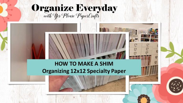 Organize Everyday | Create a Shim for Your Storage Cubes | Organizing ...