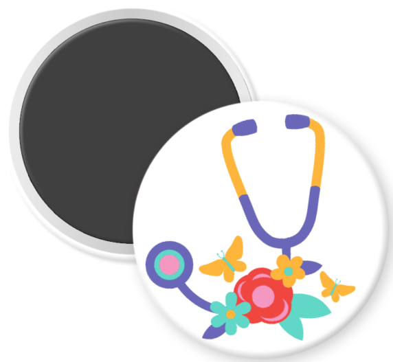 Floral Butterfly Stethoscope - Yes Please PaperCrafts